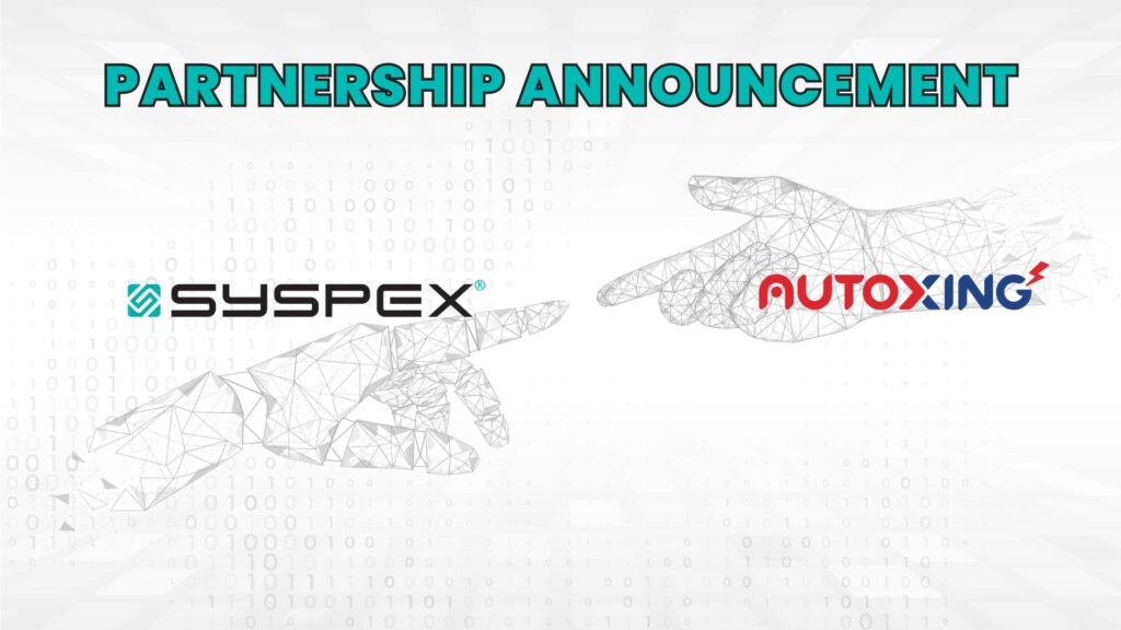 Syspex Partnership with AutoXing - Syspex - Syspex