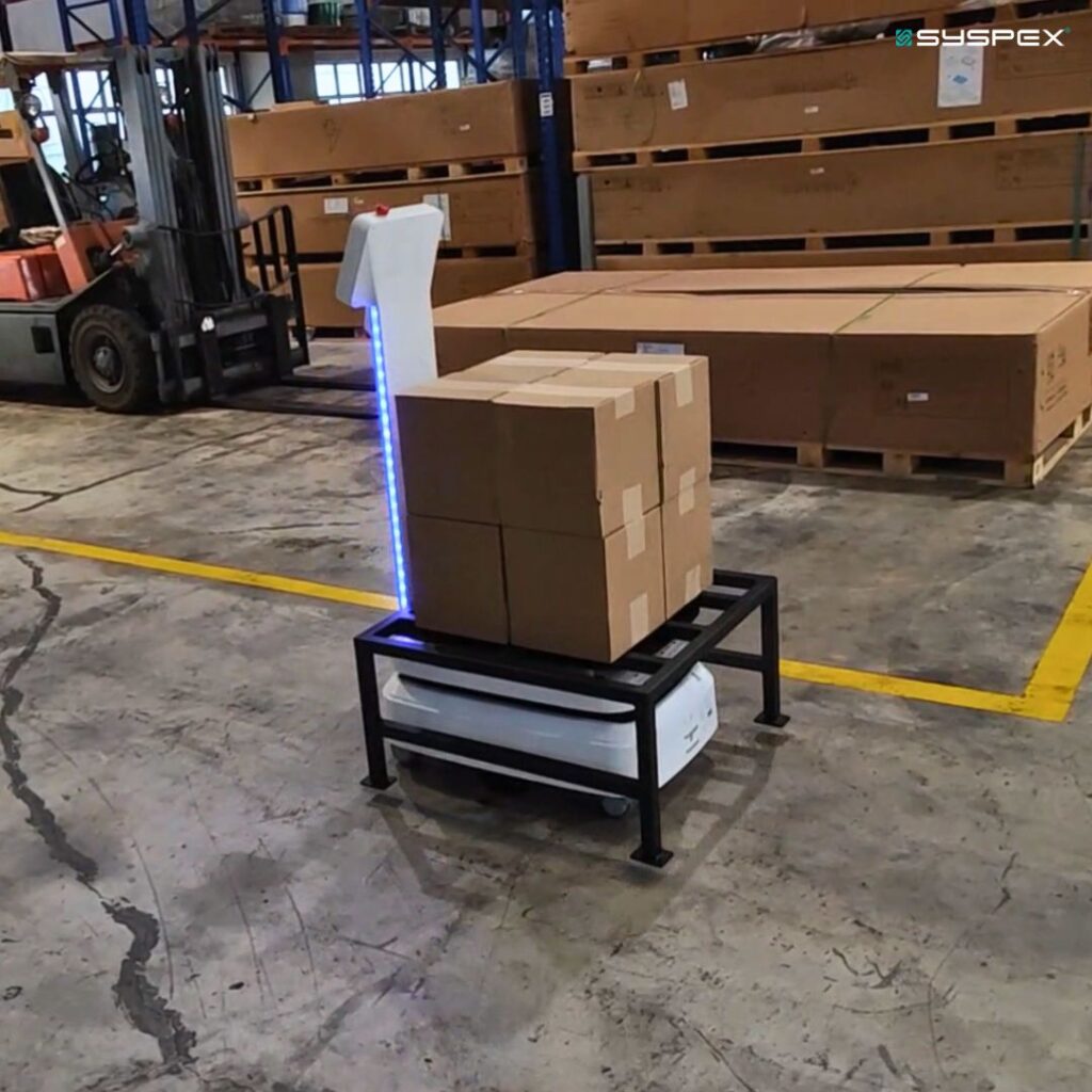 EDM AMR Delivery Robot - Syspex - Syspex