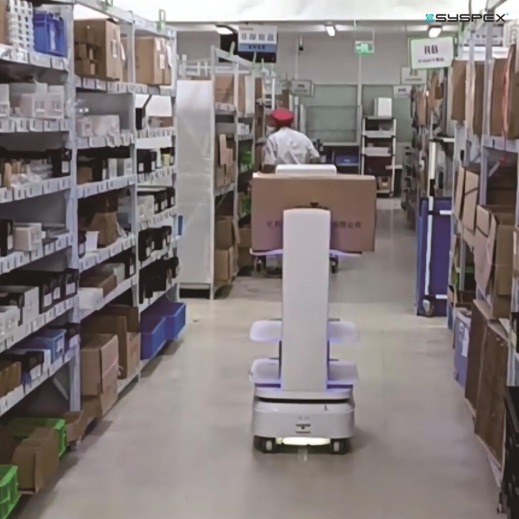 EDM AMR Delivery Robot - Syspex - Syspex